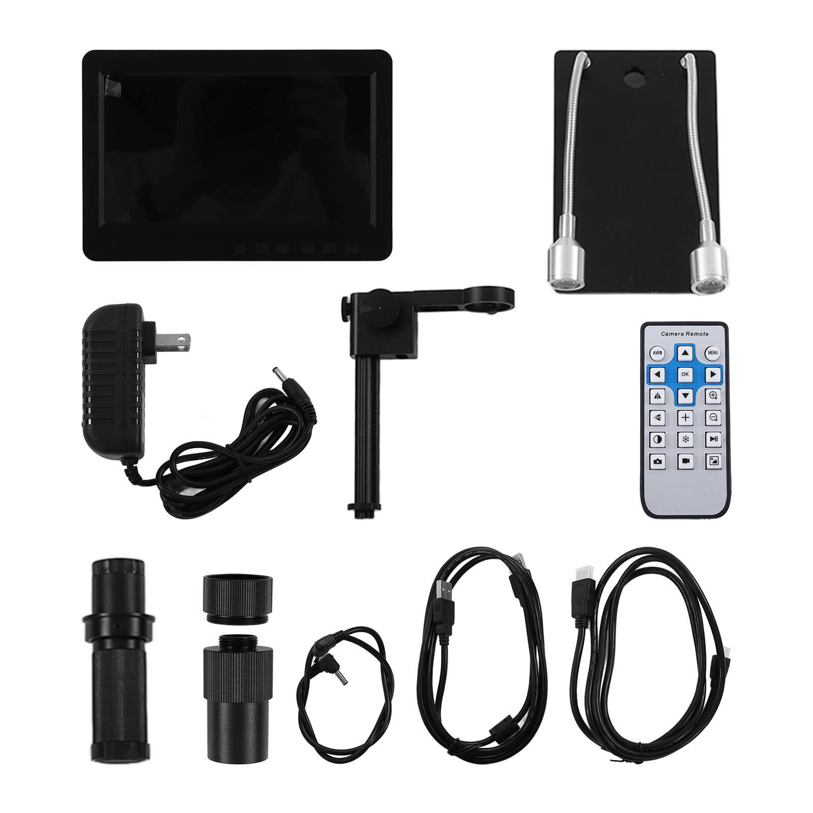 Цифровой микроскоп, 26 МП, 1080P, 7in, 8X-150X