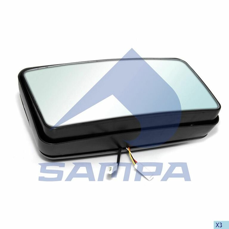 Зеркало боковое левое или правое с подогревом для Даф арт 051117 SAMPA