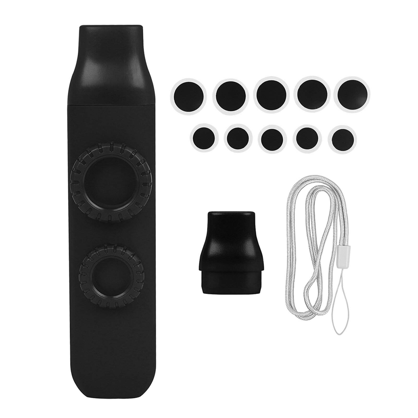 Флейта Казу с двумя отверстиями, сменные насадки для выдувания, 10 штук, мембранный музыкальный инструмент, укулеле, гитара, партнер для детей, взрослых и начинающих.