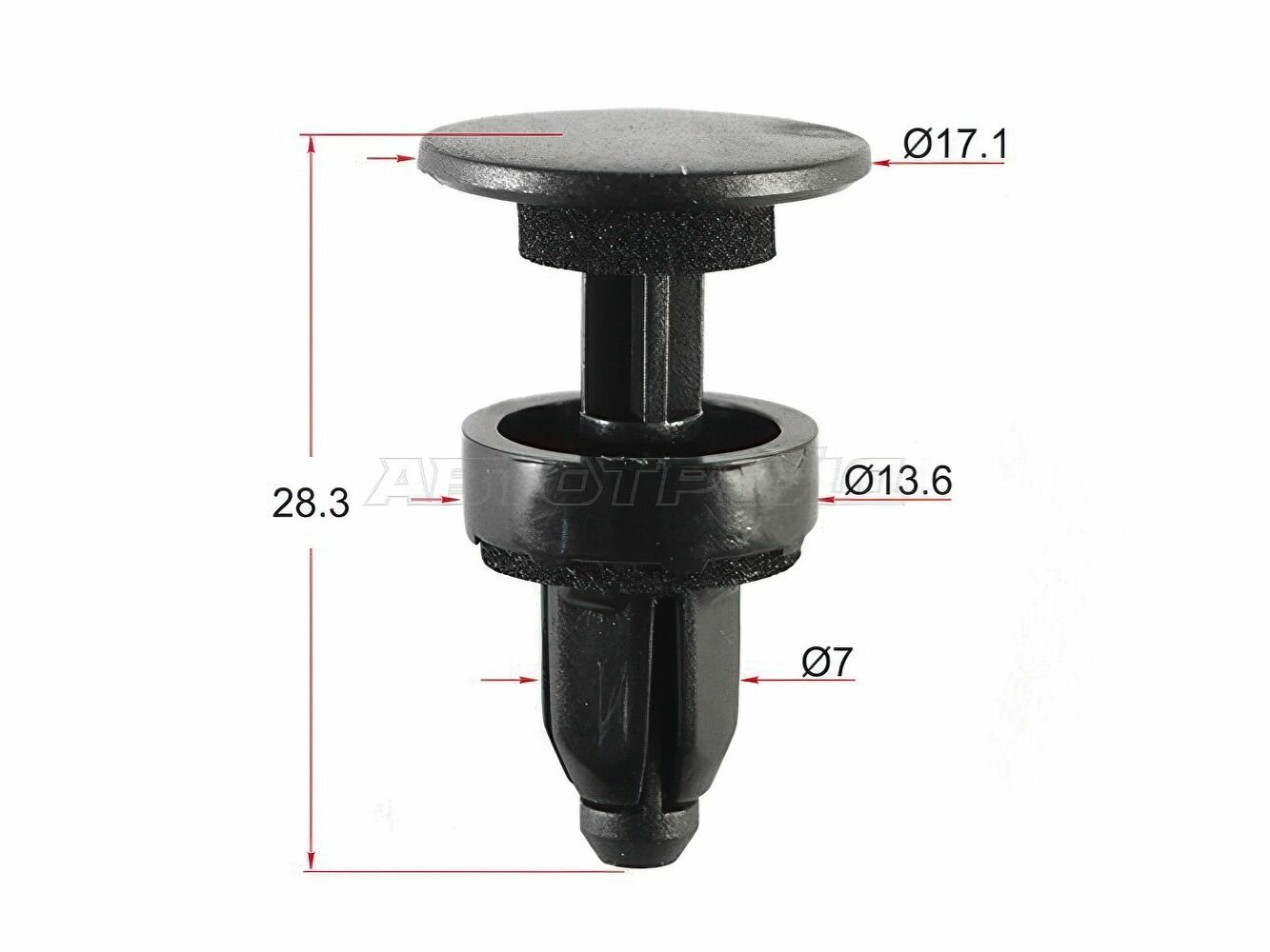 Клипса решетки радиатора, 10 шт для Хонда 35rl, Аккорд, Цивик, Легенд арт STKJ1018 SAT