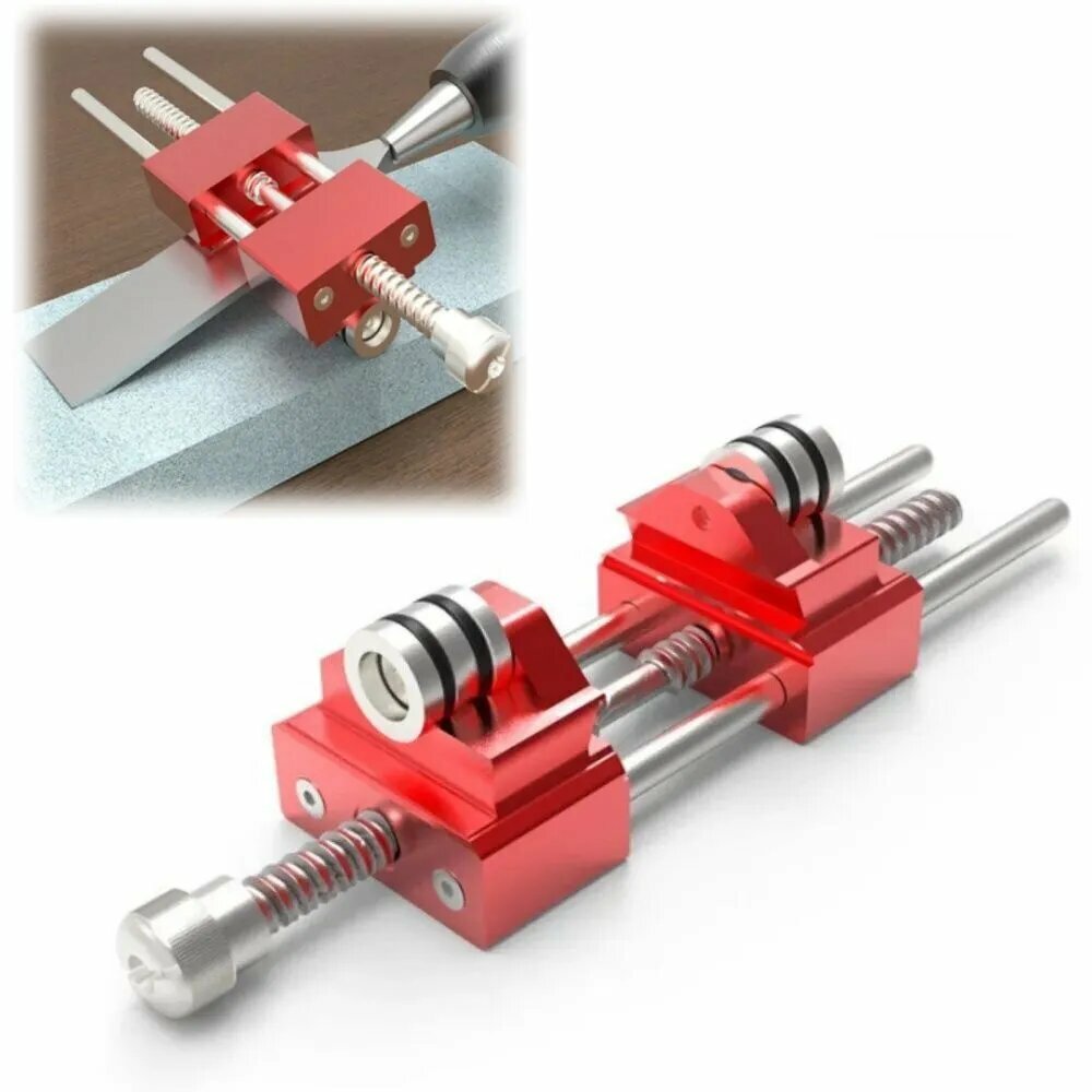 Кронштейн направляющей угловой точилки, алюминиевая направляющая для хонингования. Приспособление для заточки долот и рубанок. Держатель для заточки кромок долота по дереву.