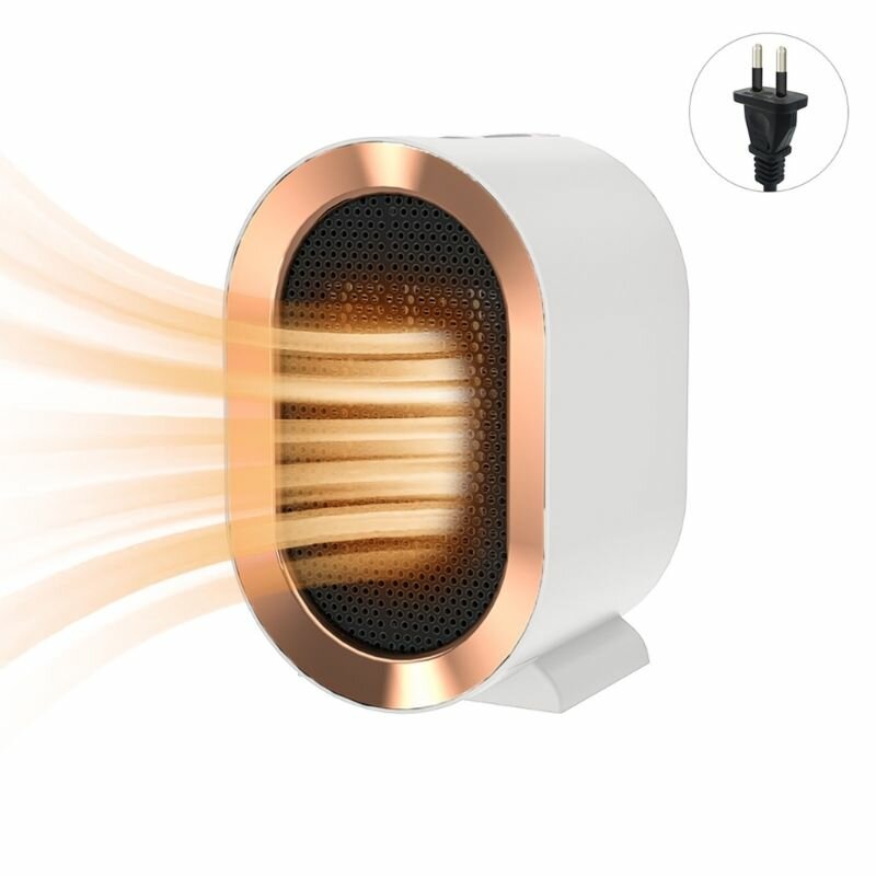 Керамический электрический нагреватель с быстрым нагревом, 2 шестерни, регулируемый портативный вентилятор для небольшого пространства, для домашнего использования в помещении
