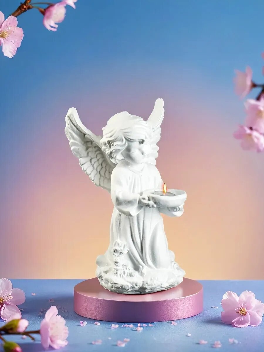 Ангел с чашей 19х19х33см
