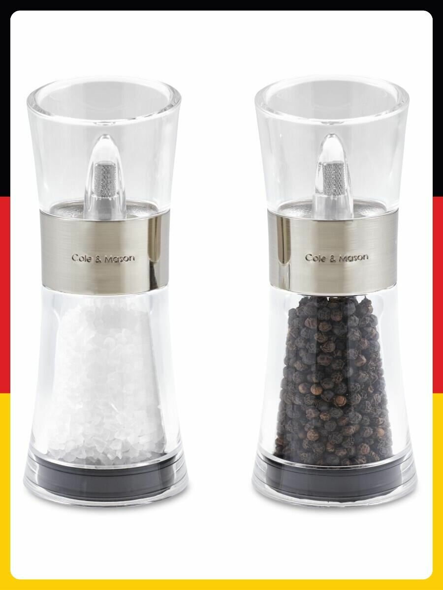 Подарочный набор мельниц для соли и перца Cole & Mason Inverta Flip, 15,4 см