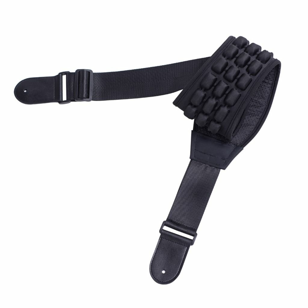Удобный ремень для гитары с толстой подкладкой и регулируемой длиной для музыкальных инструментов