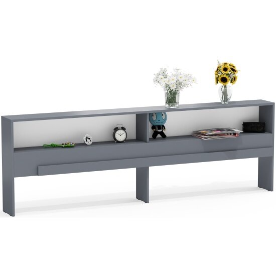 Прикроватный блок для кроватей Рвк Ксения цвет графит