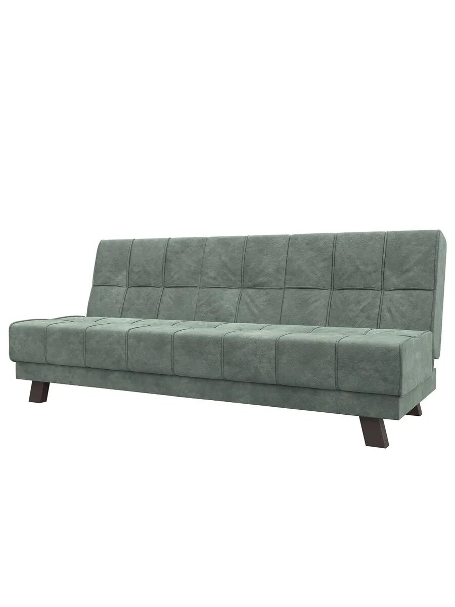 Диван прямой Феникс, 189x86x93 см, спальное место 188х118 см, подлокотник с подстаканниками, велюр