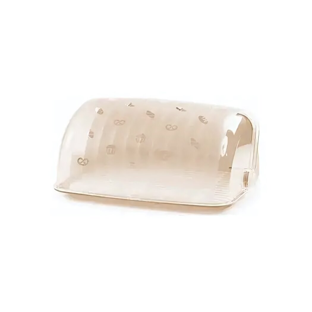 Хлебница пластиковая 'Cake', цвет слоновая кость, размер 36х20х14см