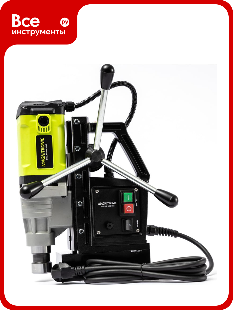 Магнитный, Magnitronic, сверлильный станок Magnitronic MAG 35 ECO MAG35, сверления металлоконструкций и стали