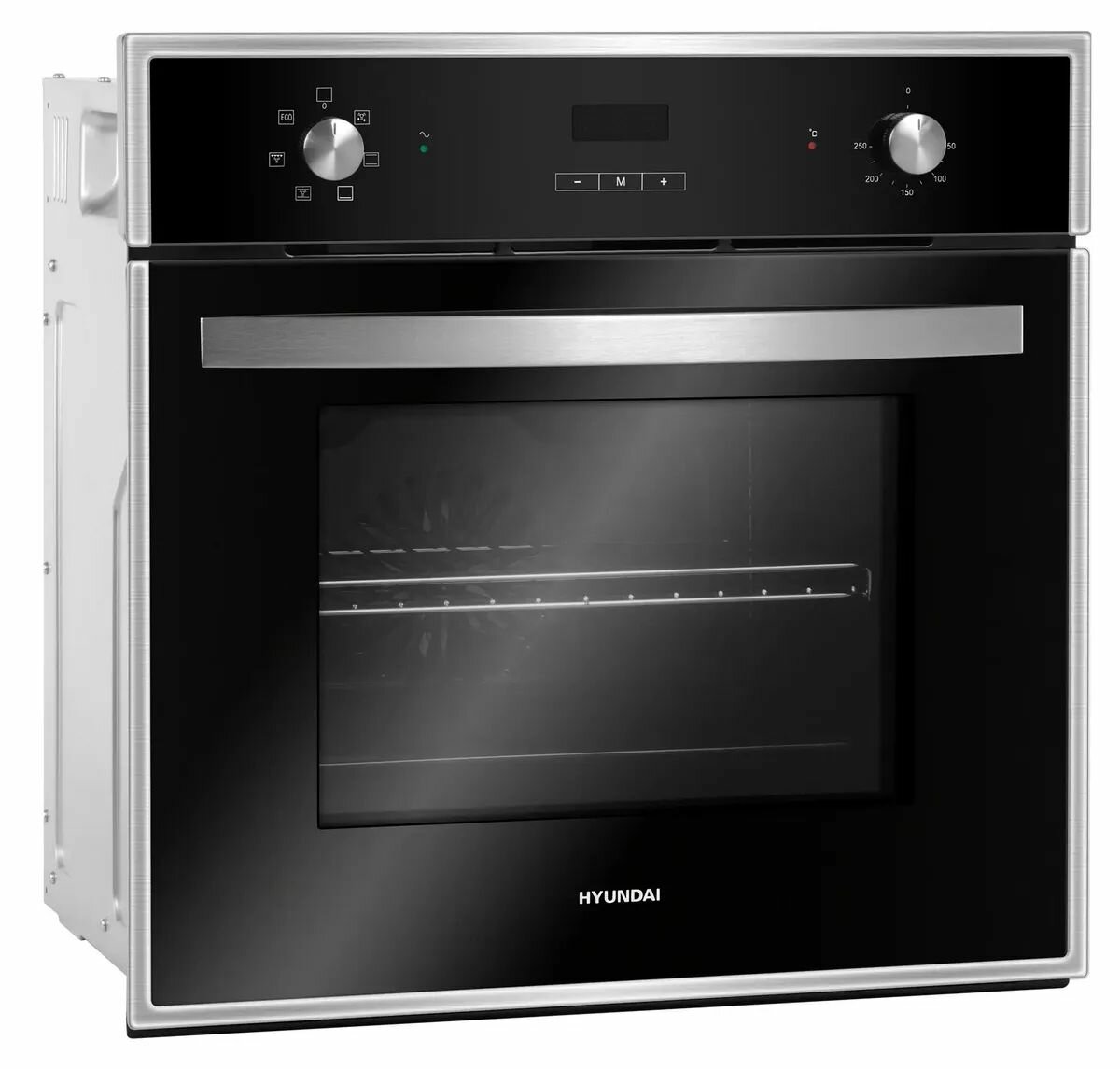 Духовой шкаф Hyundai "HEO 6642", черный, A-класс, 6 режимов, 60 л, 2300 Вт