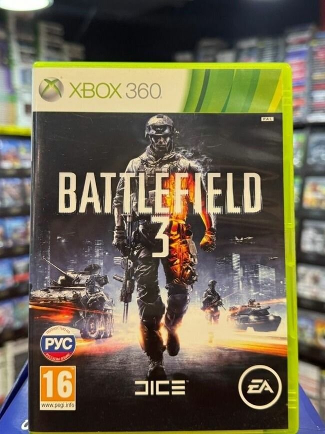 Игра Battlefield 3 (Xbox 360) (Box)