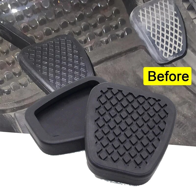 2 шт. автомобильные резиновые накладки на педаль тормоза сцепления, аксессуары для механической коробки передач 46545538010 Для Honda Jazz Fit Civic HRV CRV