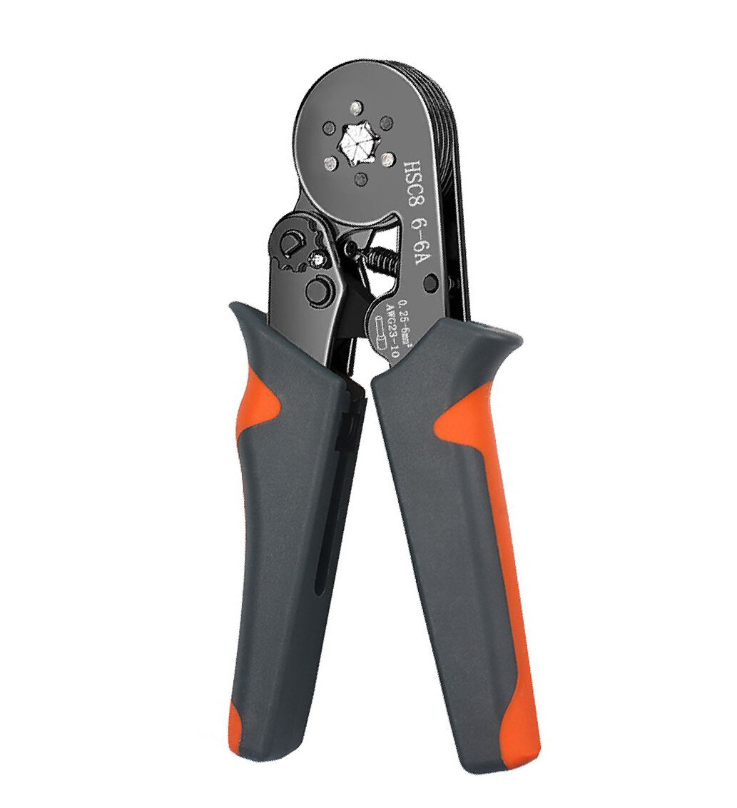 Пресс-клещи для опрессовки наконечников НШВИ / клещи для обжима HSC8 6-6A / кримпер для обжима клемм