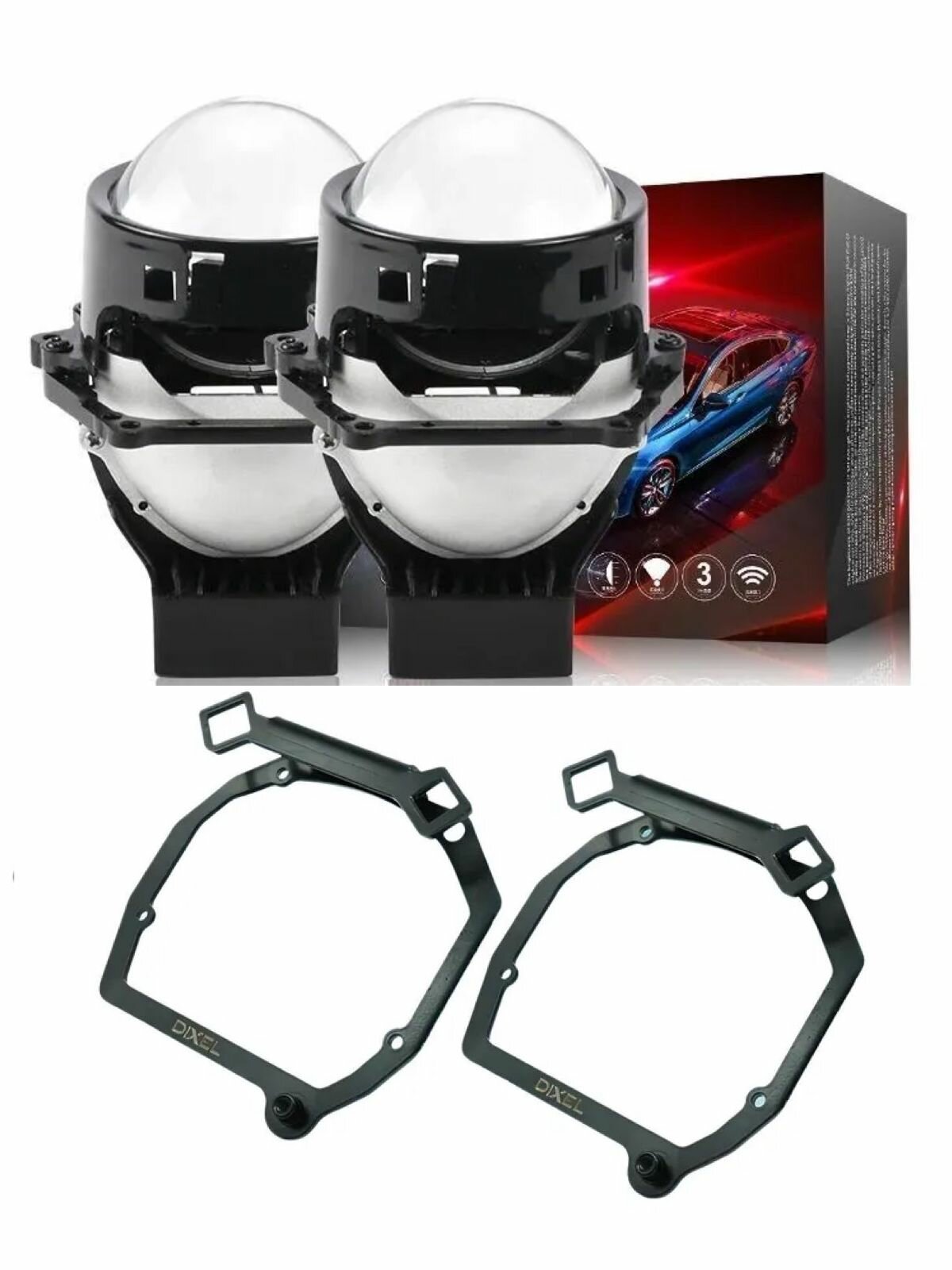 Комплект BI-led Kia Ceed 3 2018-2021 (Biled 3.0 + рамки)