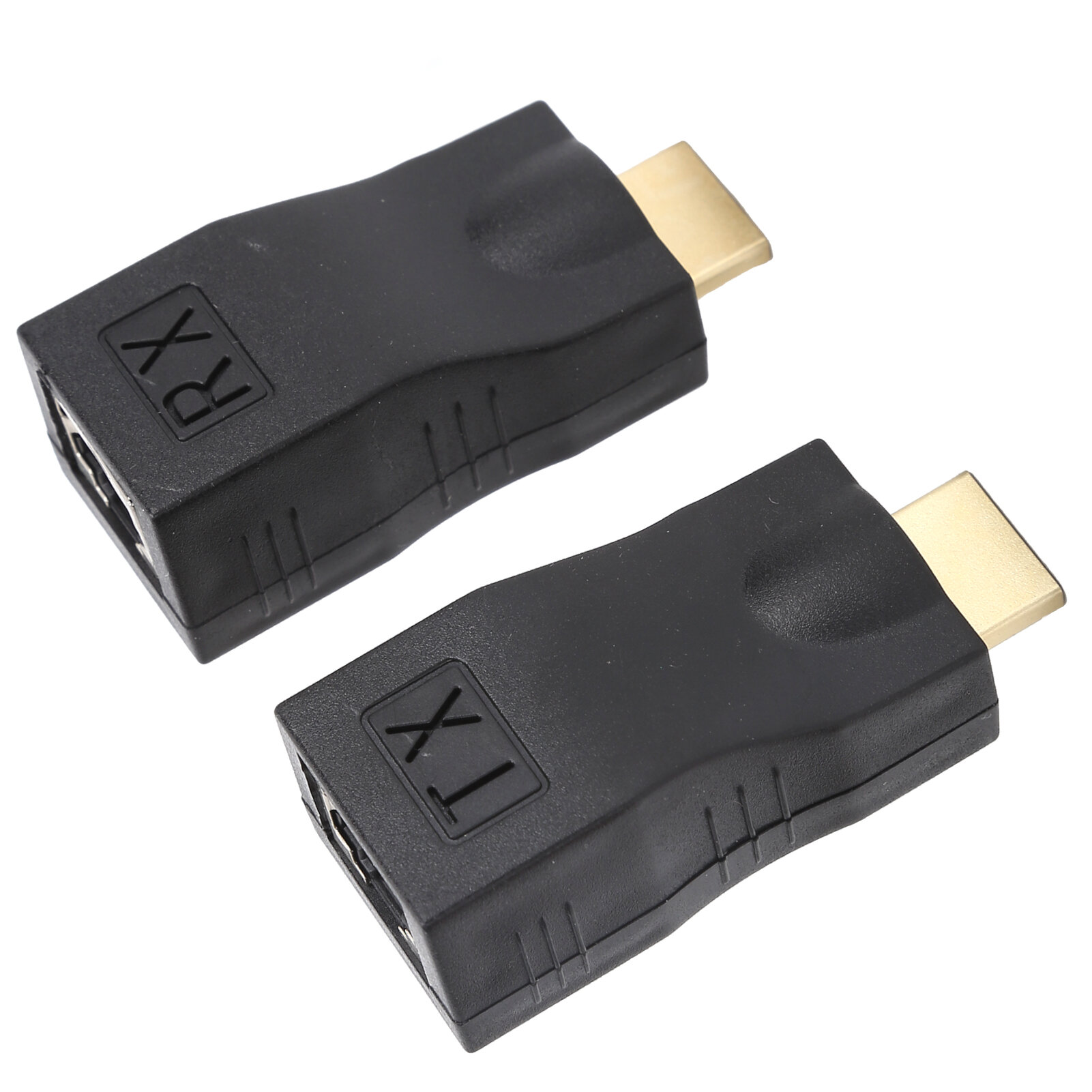 Сетевой удлинитель-адаптер HDMI - RJ45, совместимый с кабелем Ethernet Cat5e Cat6 для передачи сигнала на большие расстояния