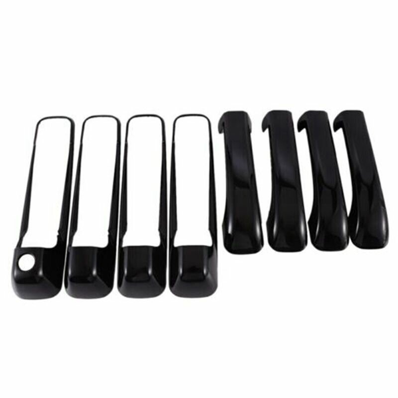 Крышка дверной ручки Dodge Ram Pickup 1500 2500 3500 4000 MyPads, яркий черный, 8 шт
