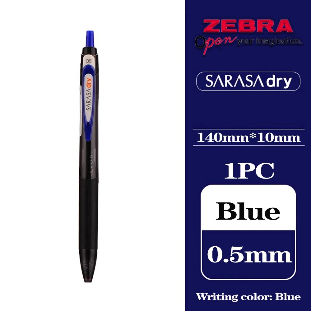 ZEBRA SARASA JJ31 гелевая ручка 0,5 мм Темно-синий, Blue