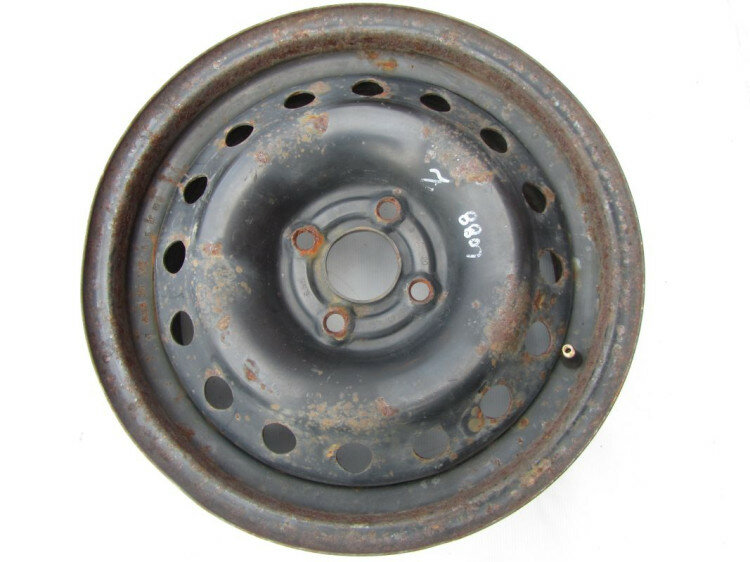 Диск стальной R15 6Jx15 ET45 DIA56,6 PCD4x100 96653134 Шевроле Авео Т200-250-255 - L088 - N-2 -БУ