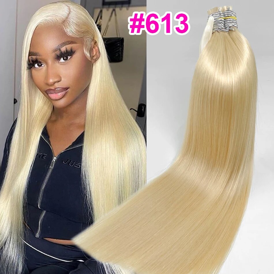 Натуральные индийские волосы Shinehair, прямые, 100 г 30inches 75cm, 100g, 613