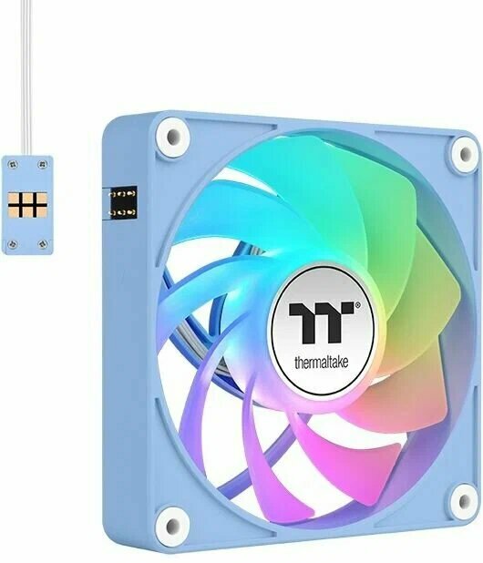 Вентилятор для корпуса Thermaltake CT120 EX Sync Hydrangea Reverse ARGB 120х120x синий 4-pin 31.2дБ