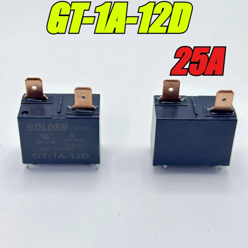 (Совершенно новое) 1 шт./лот, 100% оригинальное реле: GT-1A-12D 12 В 25 А, 4 контакта, реле водонагревателя для кондиционера