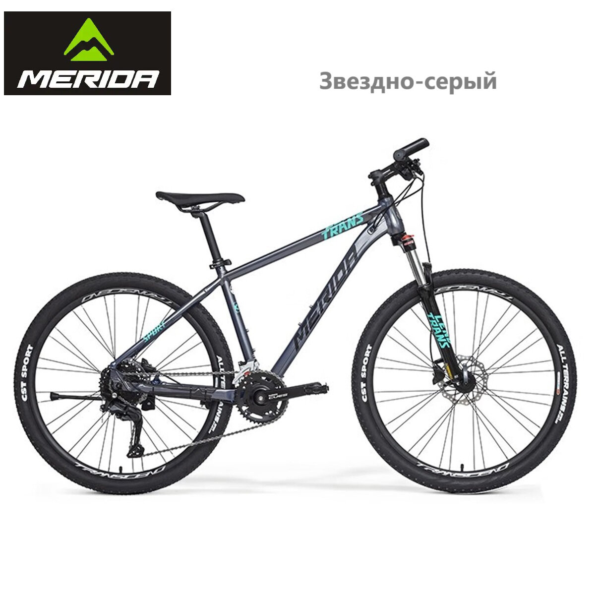 Merida Горный велосипед TRANSCEND 3, 18S-27.5' , Рама 19", 178-190cm, SHIMANO MT200 Полностью масляный дисковый тормоз