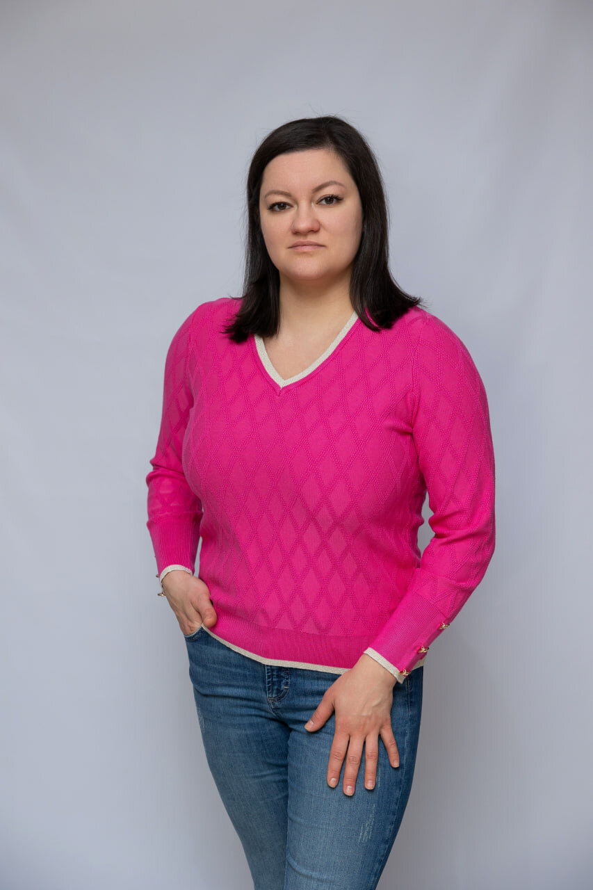 Джемпер Демисезонный, цвета фуксия