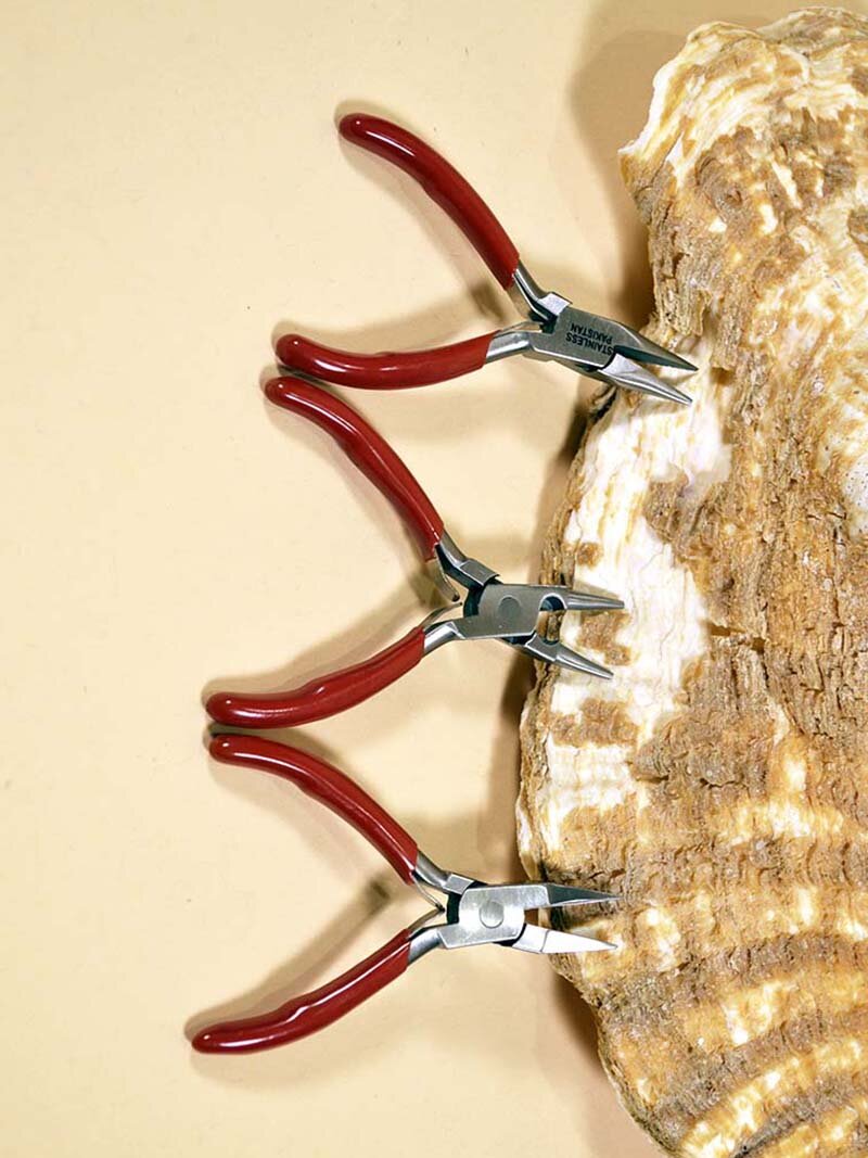 Набор мини-плоскогубцев, 3 шт, 75 мм, для модельных и ювелирных работ, SONA