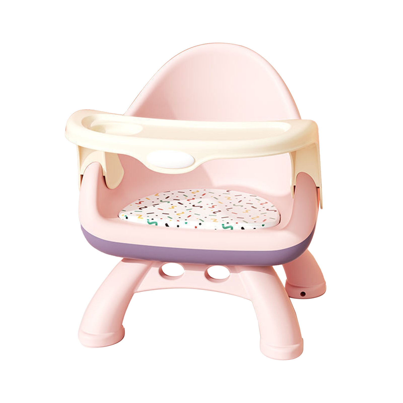 Детское кресло-бустер для кормления новорожденных, многофункциональное, регулируемое, розовое.