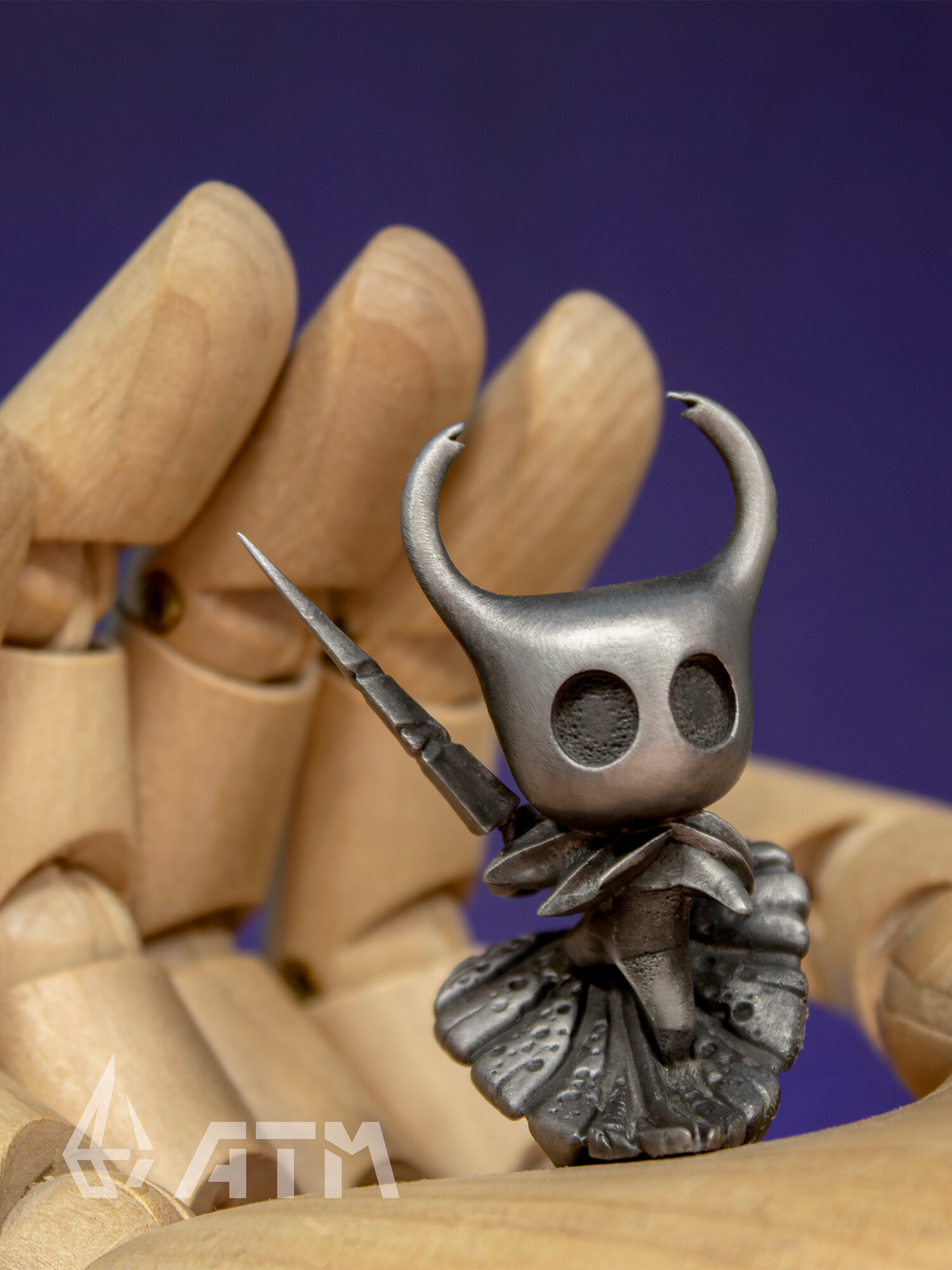 Рыцарь металлическая коллекционная фигурка Полый Рыцарь / Hollow Knight