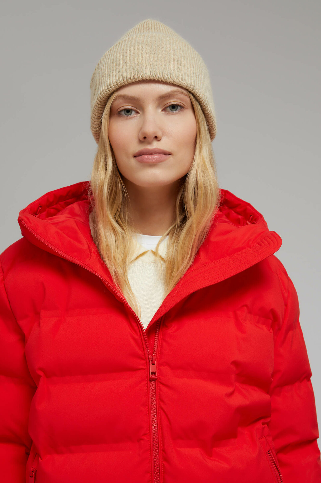 Шапка-бини бини с ангорой для женщин