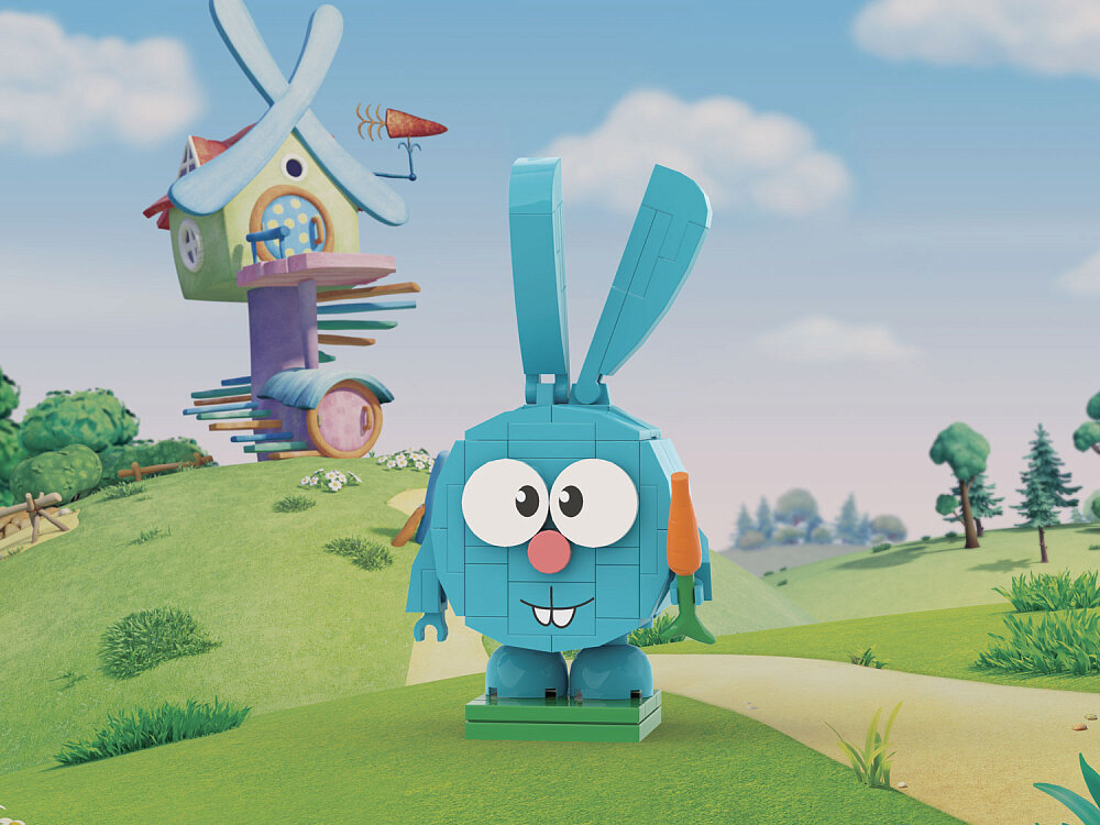 Конструктор Brick Labs Смешарики AB-1501 Смешарики: Крош