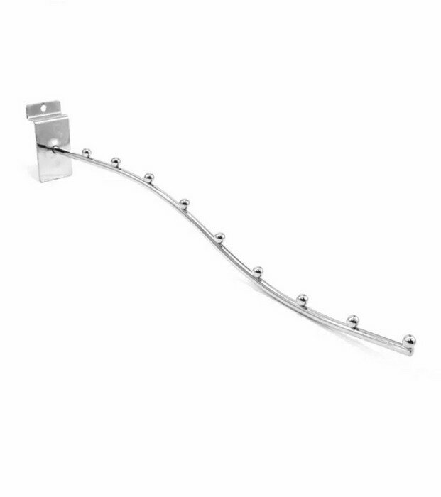 Кронштейн на экономпанель изогнутый с 9-ю шариками длиной 340 мм.- 2 шт.