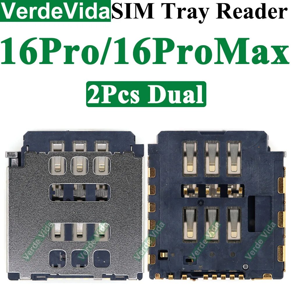 2 шт, внутренний адаптер с двумя слотами для SIM-карты для iPhone 11 13 Pro Max 14 15 16 Plus 12, устройство чтения SIM-карт Mini XR с гибким кабелем