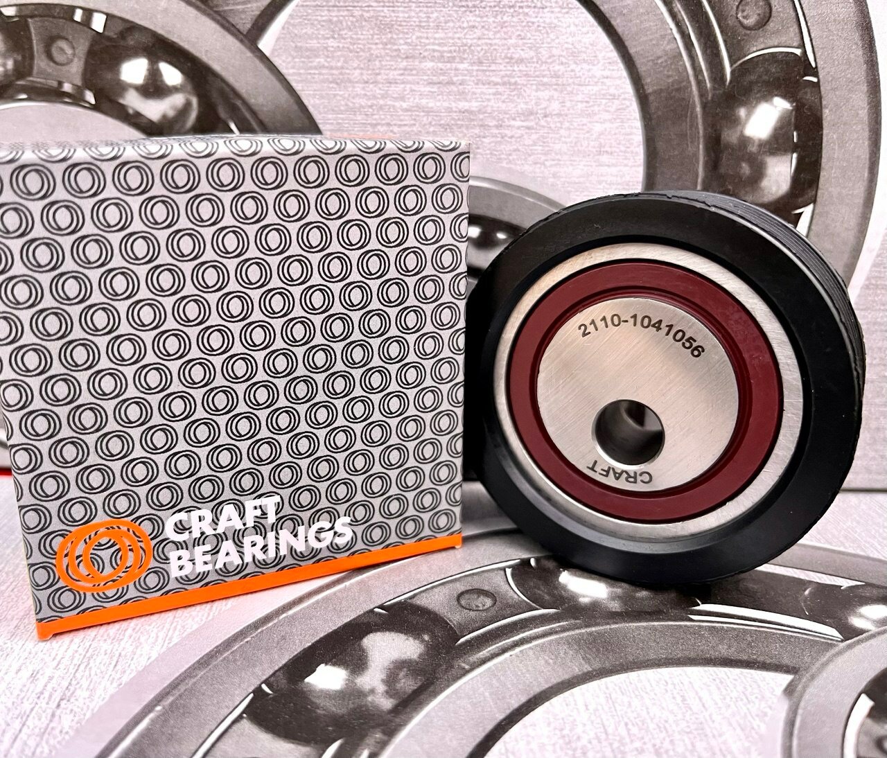 Craft Bearings Ролик натяжной ремня генератора и кондиционера, ГУР, ВАЗ 2110-2112, LADA 2170-2172 Priora