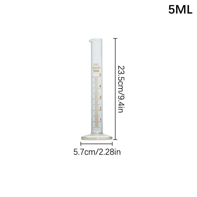 Мерный цилиндр HUXUAN 5мл 10мл 25мл 50мл 100мл 5ML
