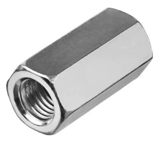 Гайка М12 удлиненная DIN6334, нерж А2 (1шт)