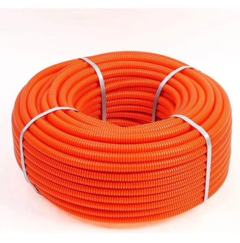 Труба гофрированная ПНД D20 мм 25 метров