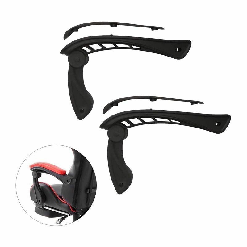 1 пара подлокотники для офисного кресла, замена подлокотников, 5 отверстий, Содержит винты