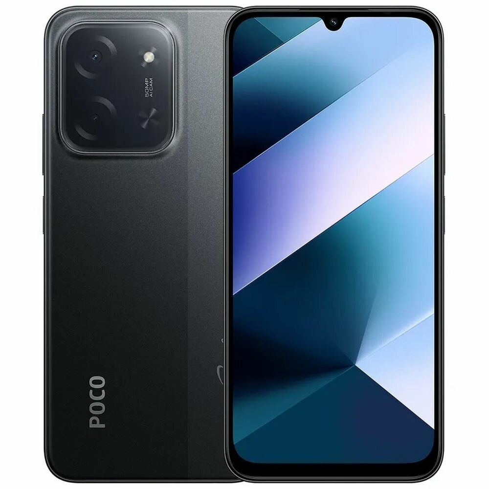 Смартфон POCO C85 6+128Gb чёрный (MZB0LGERU)
