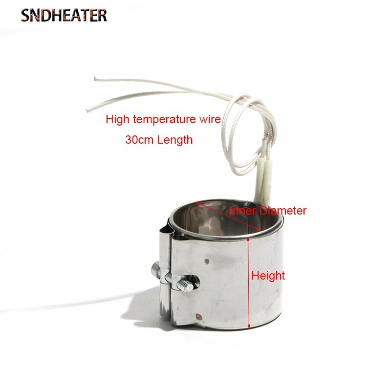 SNDHEATER Ленточный нагреватель из нержавеющей стали 30 мм AC220V