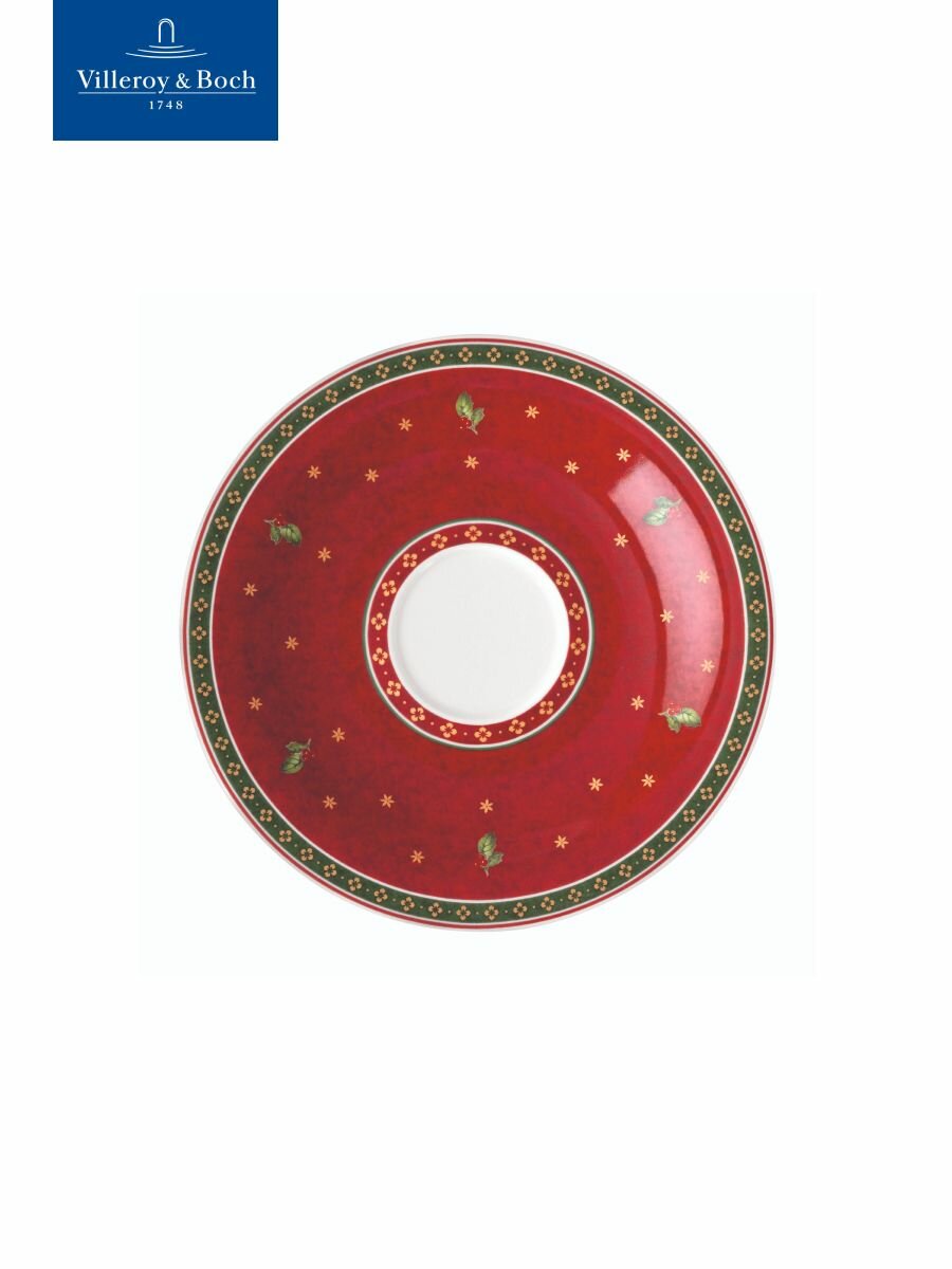 Блюдце новогоднее 19 см, Toy's Delight Specials, Villeroy & Boch, Премиум-Фарфор