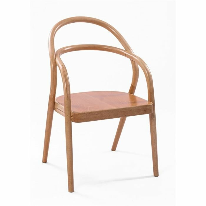 Полукресло венское Orion (натуральный) жесткое сиденье