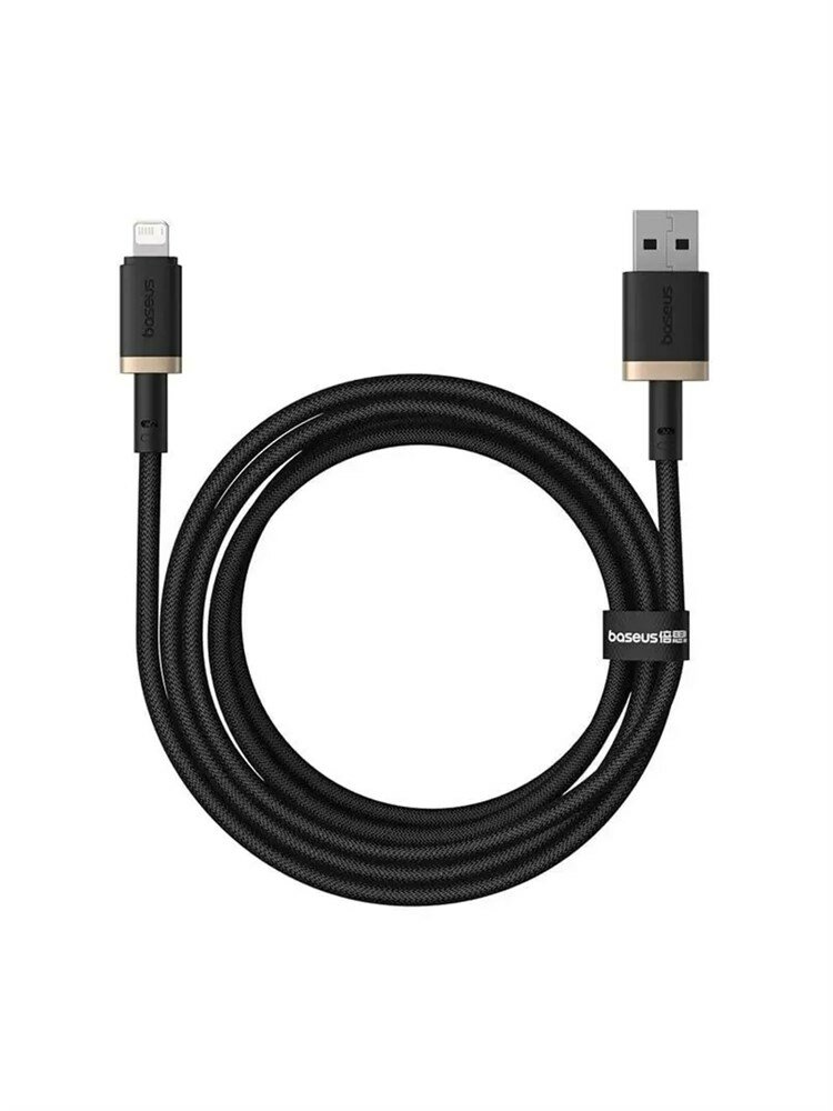 Baseus Кабель Baseus Dura Charging Cable Type-C - Lightning 2.4A 2m P10377801U01-02 CB000122 черный