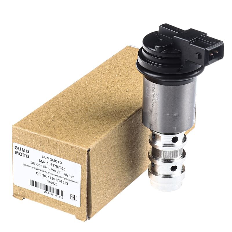 Клапан электромагнитный регулировки фаз ГРМ (VVTI) SM-11361707323 SUMOMOTO; OEM 11361707323; Двигатель N46B20