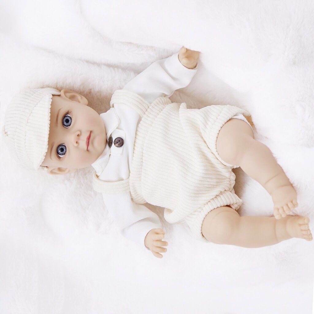 14-дюймовые Новорожденные Мальчик Кукла Реалистичный Ребенок Новорожденные Спящая Игрушка Мягкая