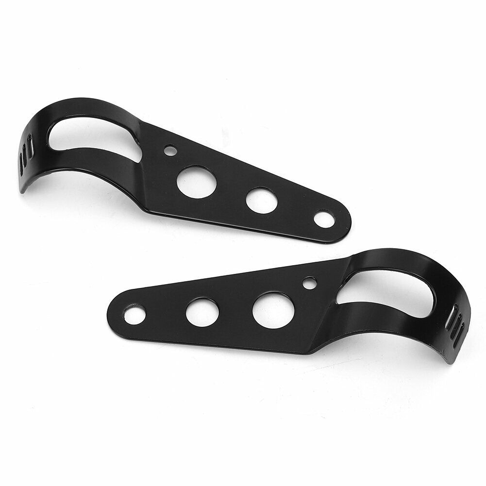 2 шт. Универсальное крепление для фары мотоцикла, кронштейны для вилки, ухо для трубы 35‑43 мм/1,4‑1,7 дюйма