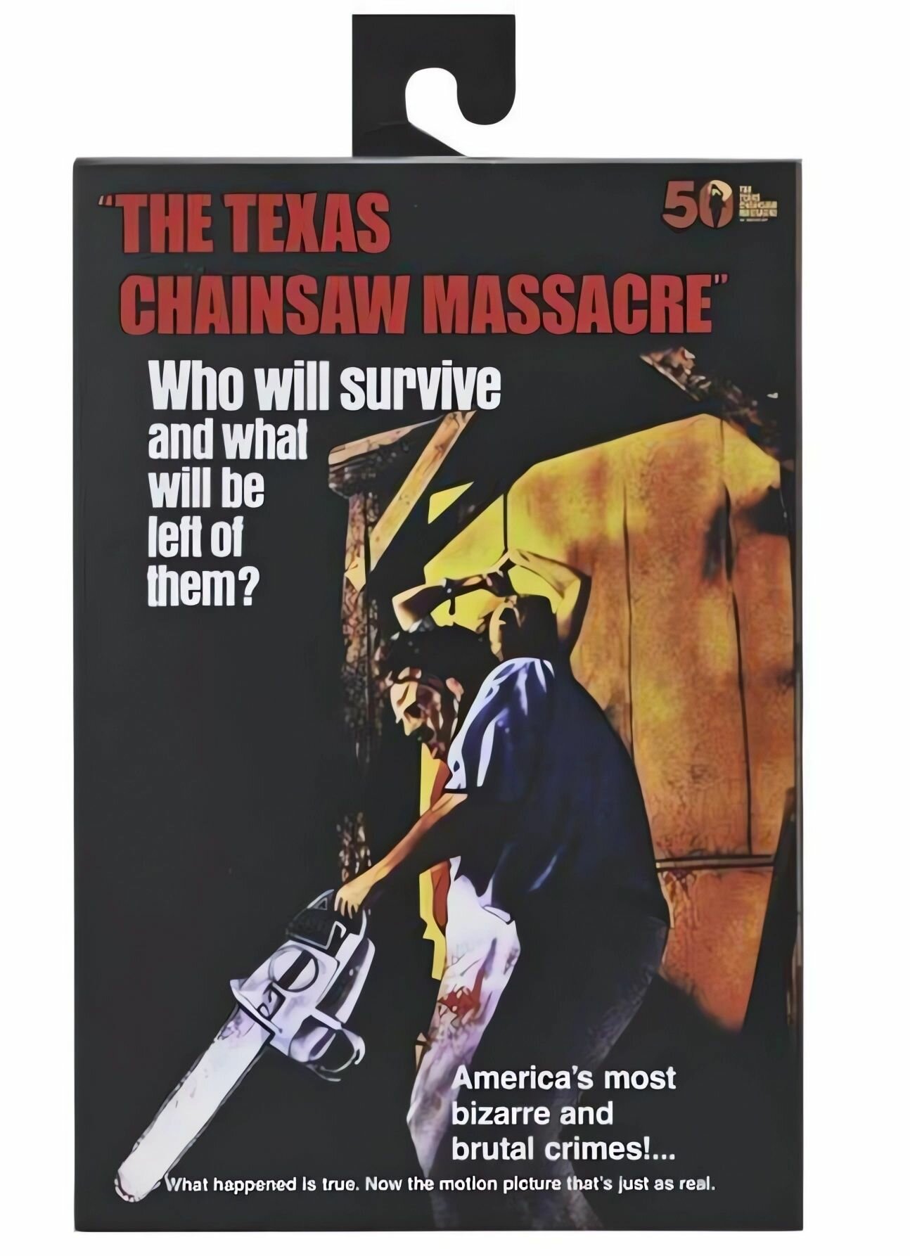 Коллекционная фигурка NECA с аксессуарами "Кожаное лицо"/Texas Chainsaw Massacre (К/ф "Техасская резня бензопилой") Ориг. Издание
