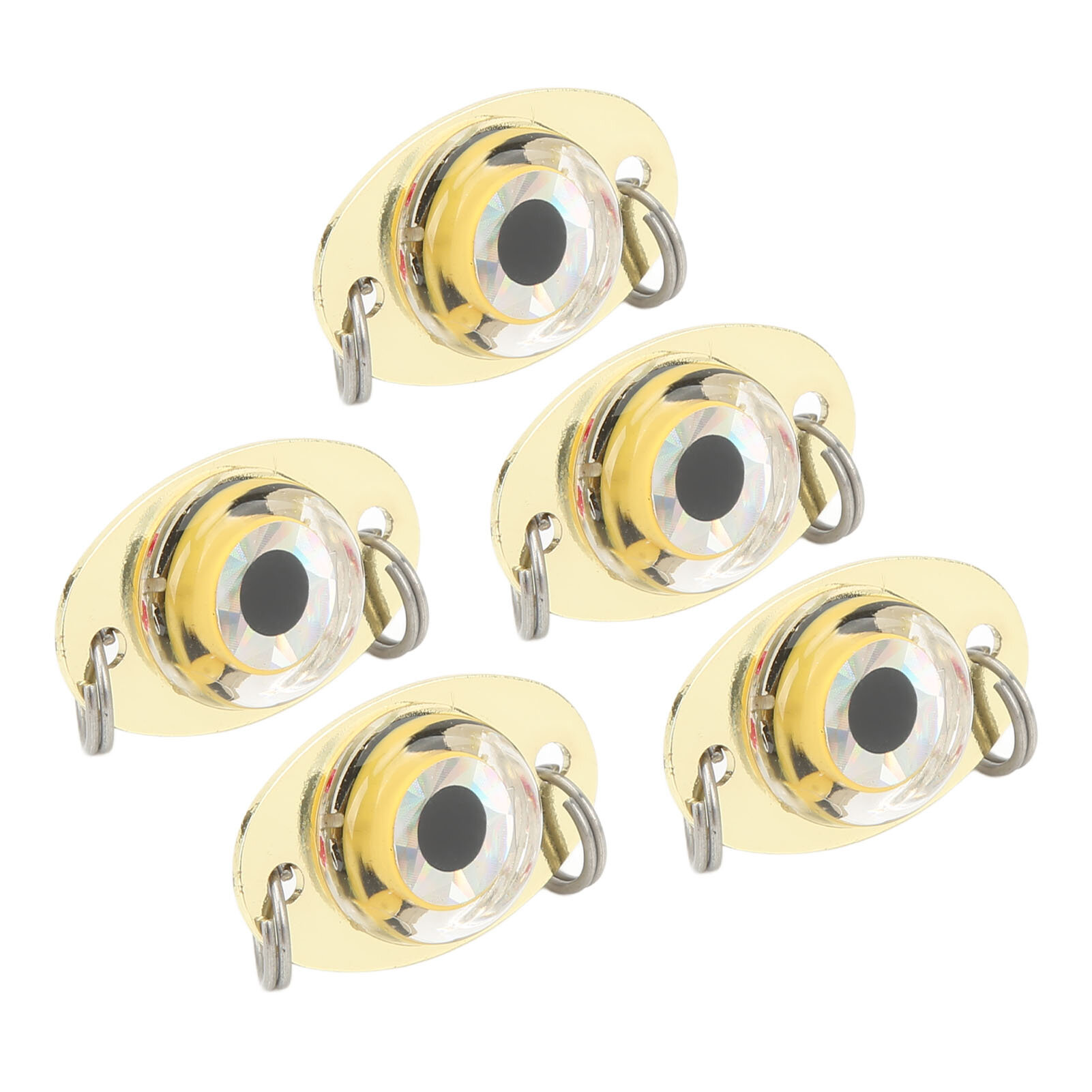 5 шт, подводная электронная лампа для приманки для рыбалки, коррозионностойкая лампа из АБС-пластика, светодиодная лампа для рыболовной приманки для соленой воды, синее освещение