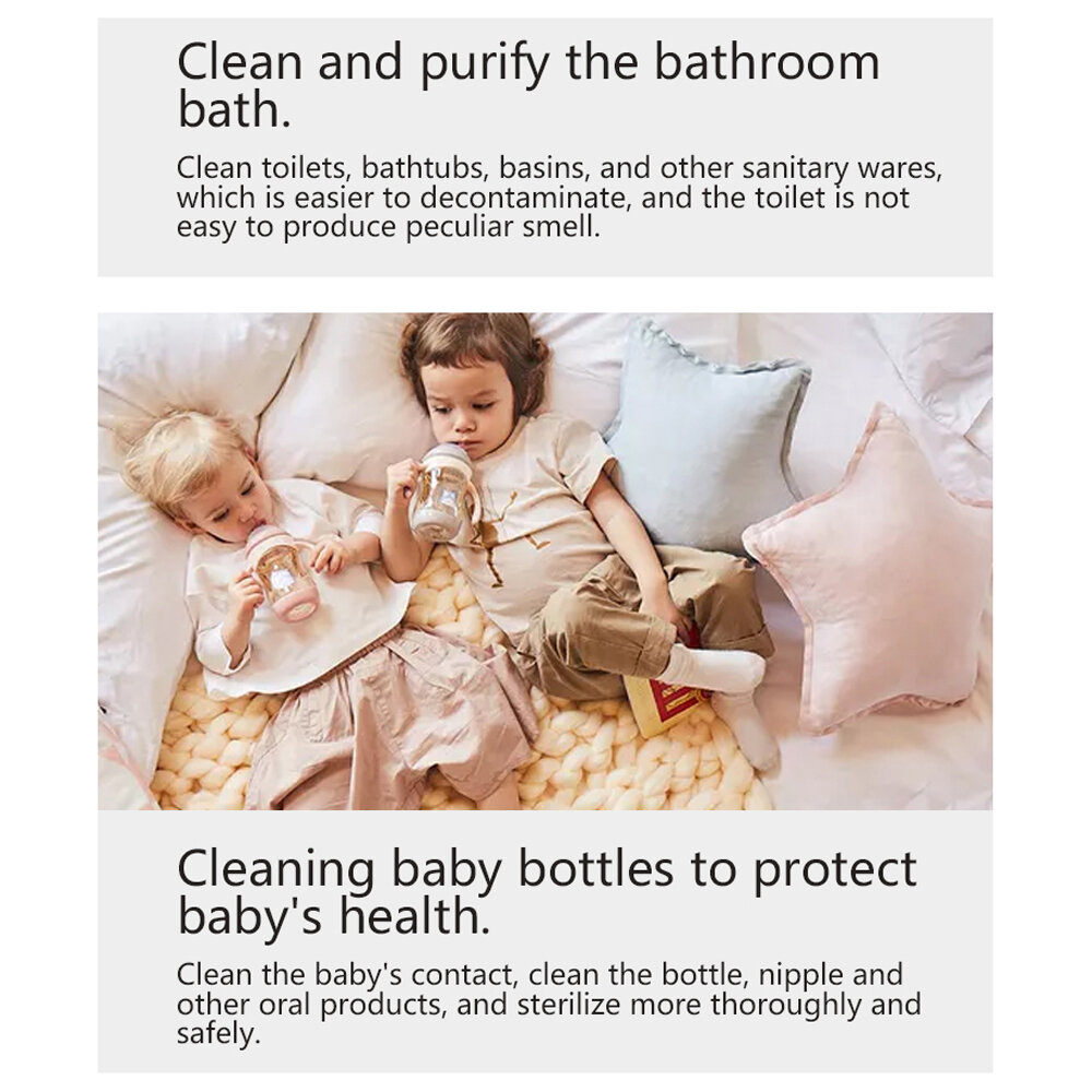 Портативный генератор дезинфицирующей воды, 70 мл, электролитический, производит гипохлорит натрия